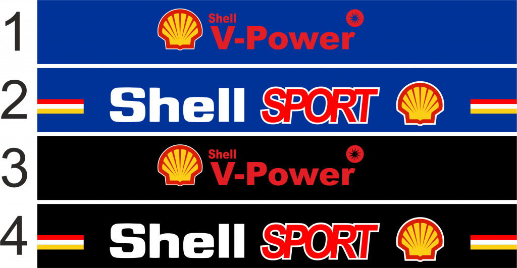 Shell Oil/Fuel Sun Strip - The Sticker Guys