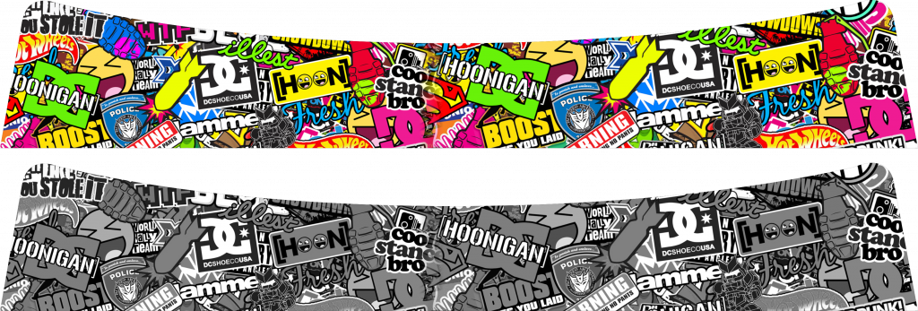 Stickerbomb Sun Strip - The Sticker Guys