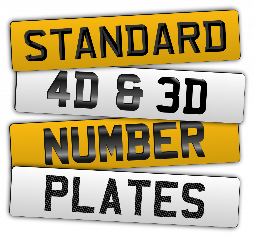 Standard Number Plates - The Sticker Guys