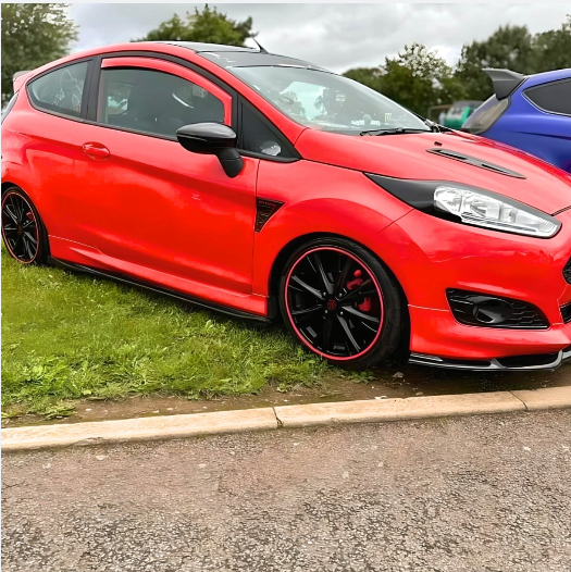 Fiesta Mk7.5 Headlamp Eyeliner Decals - The Sticker Guys