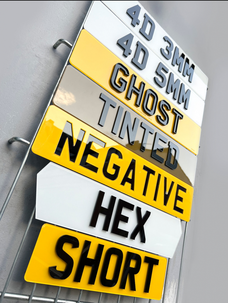 Custom Number Plates (Road Legal + Show Plates ) - The Sticker Guys